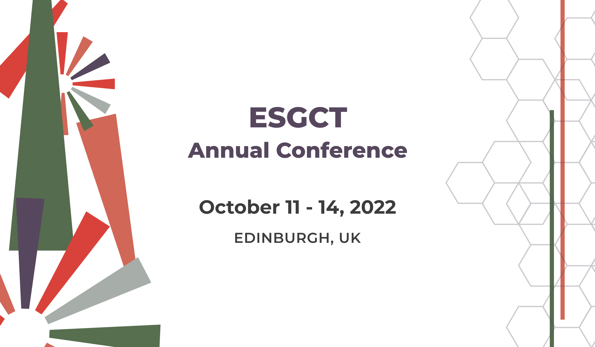 Event: ESGCT Annual Conference, Edinburgh, UK